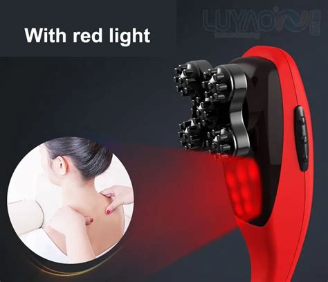 Rechargeable Cordless Handheld Infrared Percussion Body Massager Dolphin Vibrator Electric Hand