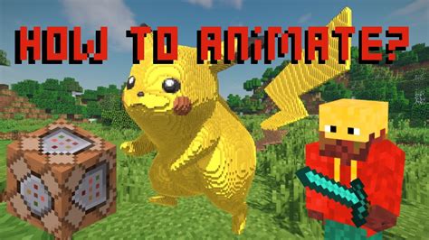 how to animate in minecraft using command blocks youtube