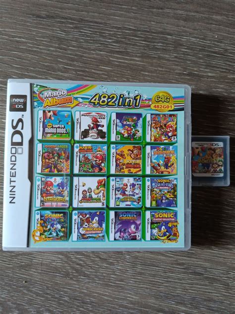 482 In 1 Series Compilation Ndsl Ds 2ds 3ds Video Cartridge Console Card English Language Etsy