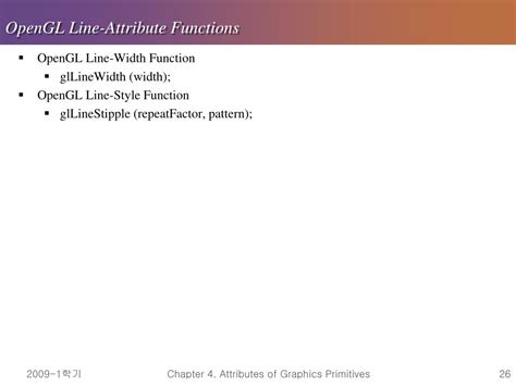 ppt chapter 4 attributes of graphics primitives powerpoint presentation id 6572012