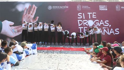 Atiende See A 2600 Escuelas Con Campaña Contra Las Adicciones