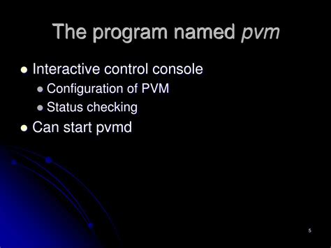 Ppt Pvm Powerpoint Presentation Free Download Id1321822