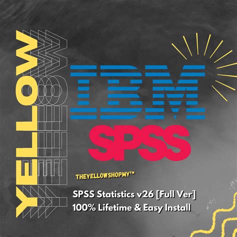 IBM SPSS Statistics 26 0 Full Version Lifetime Shopee Malaysia