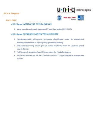 Java Ieee 2015 Project List PDF Java Ieee 2015 Project List PDF