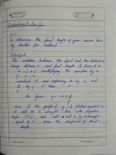 Phy Observation Table Pdf