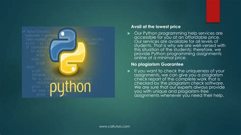 Ppt Python Programming Assignment Help Powerpoint Presentation Free Download Id10072245