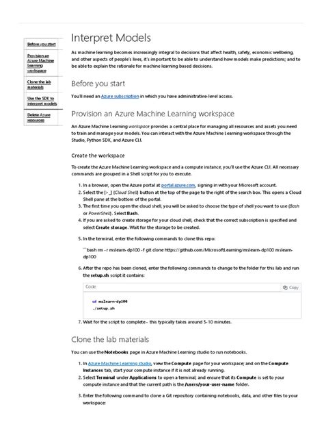 Mslearn Dp100 14 Pdf Microsoft Azure Shell Computing