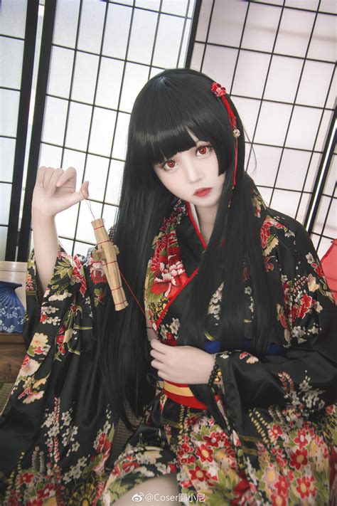 Enma Ai Enma Ai Ай Энма Jigoku Shoujo Anime Cosplay Jigoku Shoujo Адская девочка