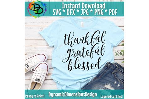 Thankful Grateful Blessed Fall Svg Bundle Fall Svg Fall Svg Files