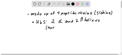 Solved Hemoglobin Is A Tetramer Consisting Of Two αand Two βchains What Level Of Protein