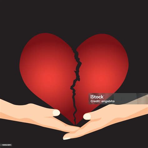 깨진 심장 개념 벡터 그림에 대한 깨진 마음 가슴 아픈 평면 아이콘 간통에 대한 스톡 벡터 아트 및 기타 이미지 간통 감정 결별 Istock