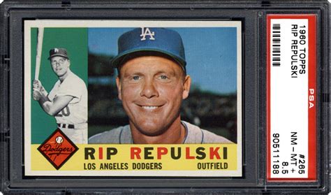 1960 Topps Rip Repulski Psa Cardfacts®