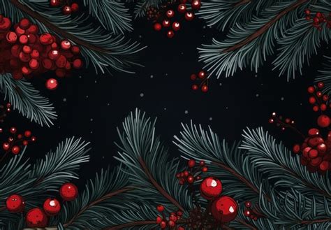 Premium Ai Image Christmas Background Illustration Ai Generativexa