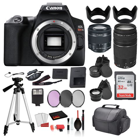 6ave Electronics Canon Eos Rebel Sl3 Digital Slr Camera With 18 55mm