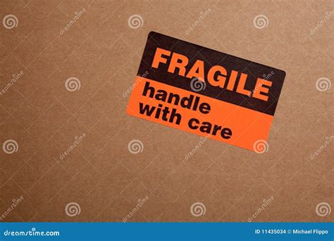 Moving Boxes With Fragile Stickers Stock Photo Image Of White Tape 11435034