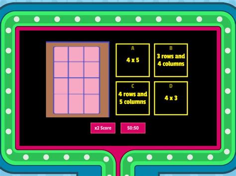 Array For Fun Gameshow Quiz