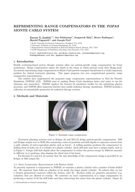 pdf representing range compensators in the topas monte carlo system