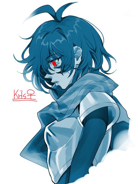 Se Hanahide Kris Dark World Deltarune Kris Deltarune