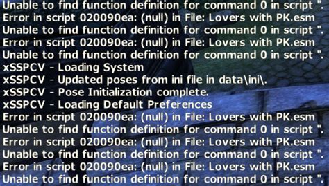 Solved Lovers And Xobse Several Lovers Mods Are Signaling Script