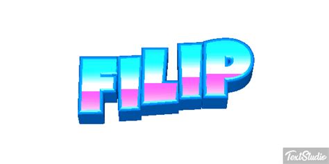 Filip Name Animated  Logo Designs
