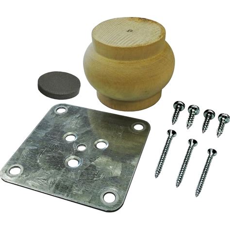 Мебельная опора Левша ножка №1 с крепежом дерево У8 9681 выгодная цена отзывы