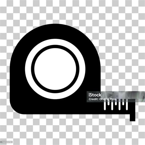 측정 테이프 아이콘 측정 도구 컨셉 디자인 기호 계측기 플랫 벡터 일러스트 레이 션 개념에 대한 스톡 벡터 아트 및 기타 이미지 개념 건설 현장 건설업자 Istock