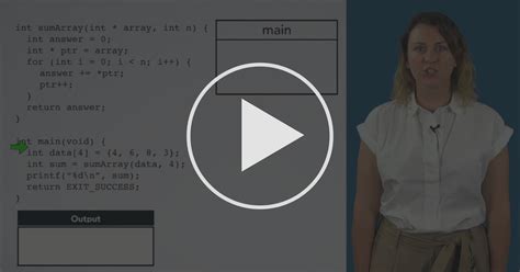 Array Access With Pointer Arithmetic Arrays Coursera