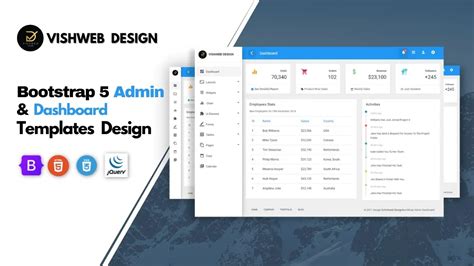 Build A Fully Responsive Admin Panel Using Bootstrap HTML CSS JavaScript