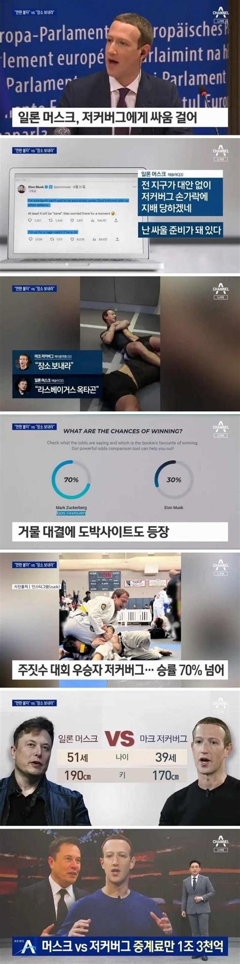 아이언맨과 주짓수 챔피언의 중계로 1조 3천억 경기 근황 인스티즈 Instiz 이슈 카테고리