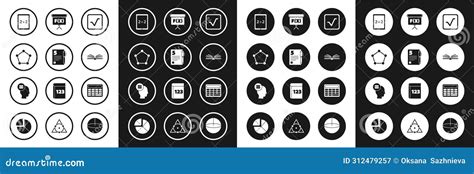 Set Square Root Test Or Exam Sheet And Pen Geometric Figure Pentagonal Prism Tablet With