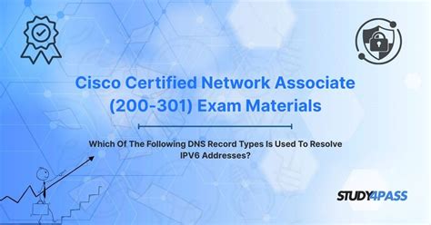 Cisco 200 301 Exam Materials Which Of The Following Dns Record Types Is Used To Resolve Ipv6
