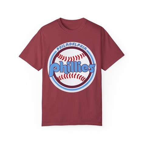 Philadelphia Phillies Retro Vintage Style Baseball T Shirt Comfort