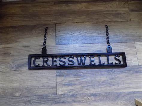 Custom Name Signswrought Iron For Folksy