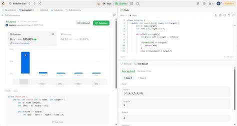 100daysofleetcode leetcode binarysearch problemsolving codingjourney… kowsiha krishnan