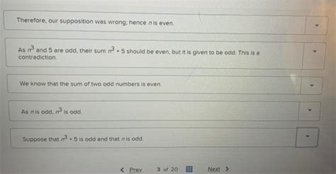 Solved Show That If N Is An Integer And π35 Is Odd Then N