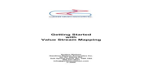 Pdf Getting Started With Value Stream Mapping Dokumentips