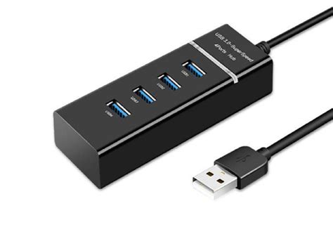 Usb Hub 3 0 концентратор разветвитель удлинитель 4 порта провод 120см купить с доставкой по