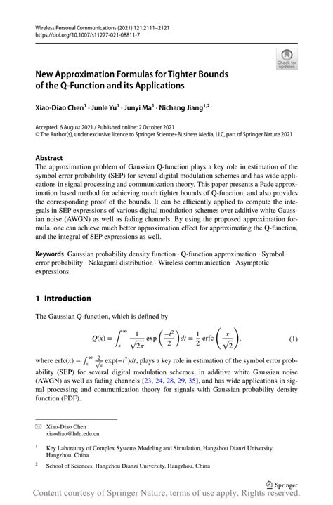 new approximation formulas for tighter bounds of the q function and its