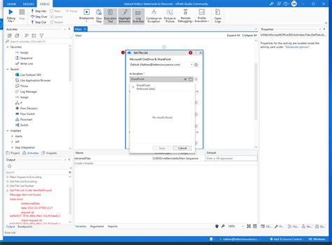 Sharepoint Get File List Fails Studio Uipath Community Forum