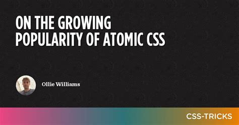 On The Growing Popularity Of Atomic Css Rfrontend