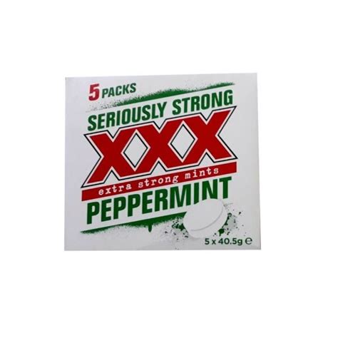 XXX Extra Strong Mints Peppermint Pack A B Snell Son