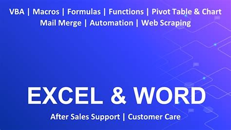 Automate Excel Word Outlook Or Powerpoint By Nooreshahid Fiverr