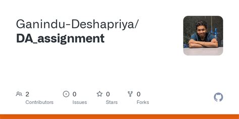 Daassignmenttest1ipynb At Main · Ganindu Deshapriyadaassignment