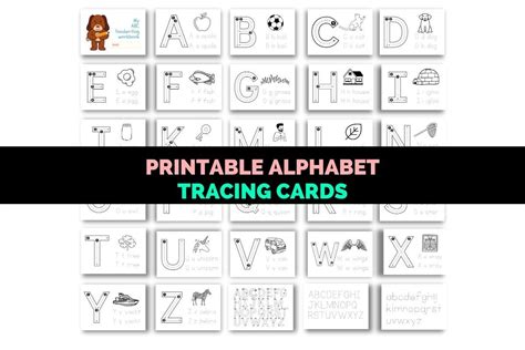 Alphabet Tracing Workbook Abc Workbook Graphic By Ky Designx · Creative Fabrica