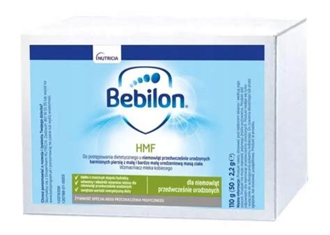 Bebilon Hmf Do Mleka Dla Wcześniaków 50 Saszetek 13023949986