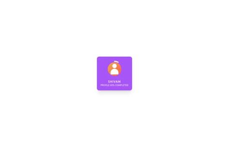 Animated Profile Card Tailwind Css Example