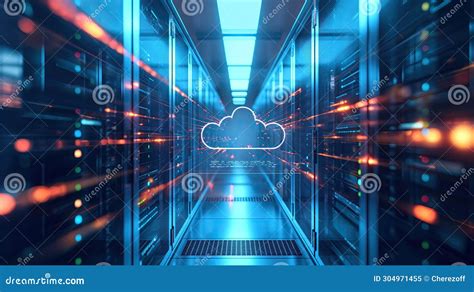 cloud based data center stock illustration illustration of overcast