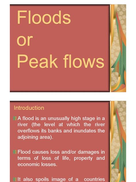Lecture Series 7 Floods Pdf Flood Standard Deviation