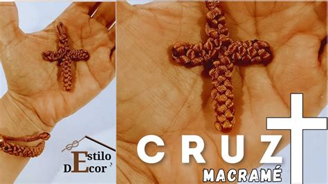 ️ Cruz MacramÉ Paso A Paso Estilo Y Decor Youtube