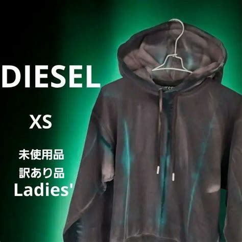 Diesel ディーゼル タイダイフードパーカー レディース Xs パーカー